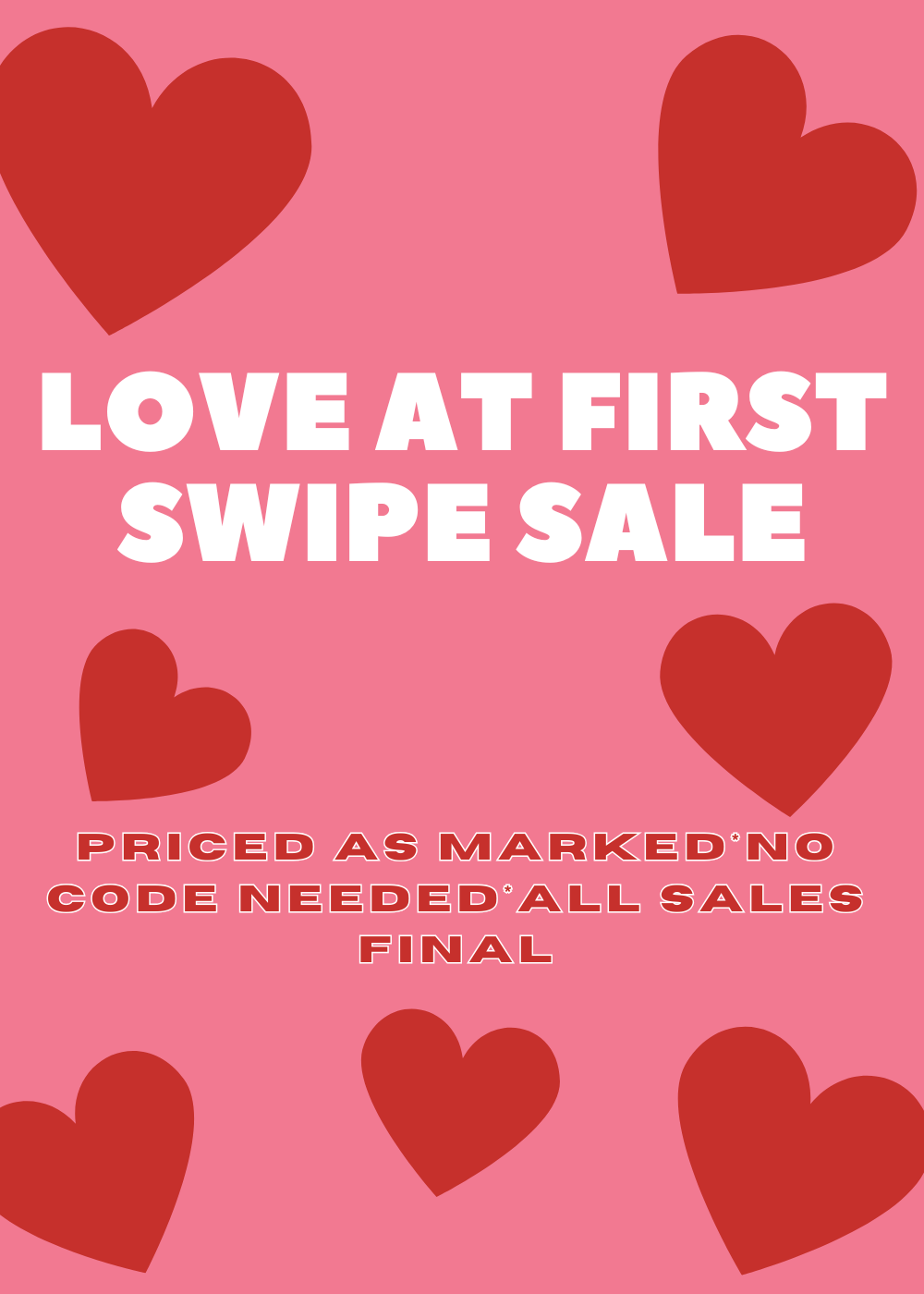 Love At First Swipe Sale