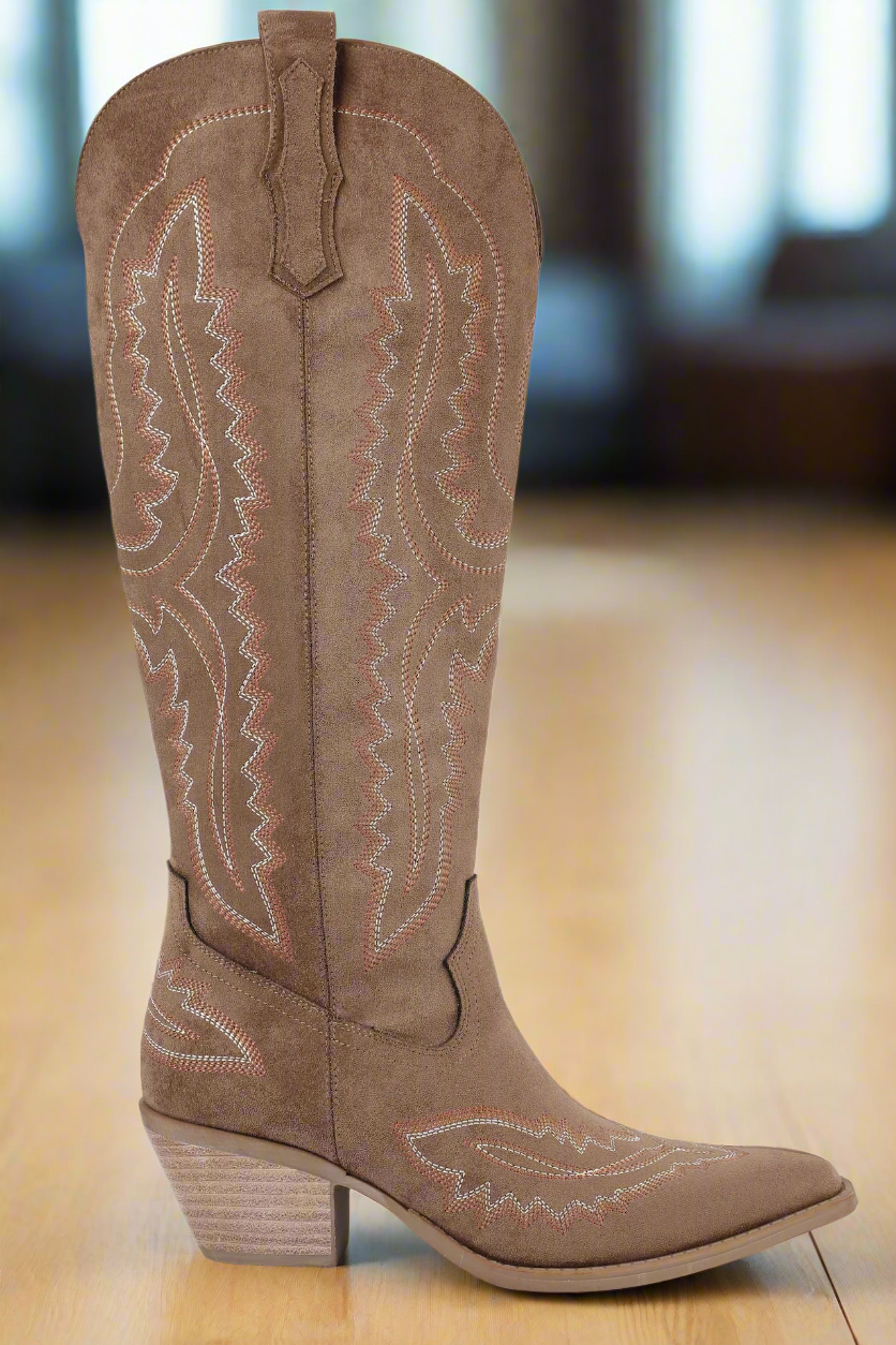 Boot Obsessed Taupe Tall Boot - SHO005TA